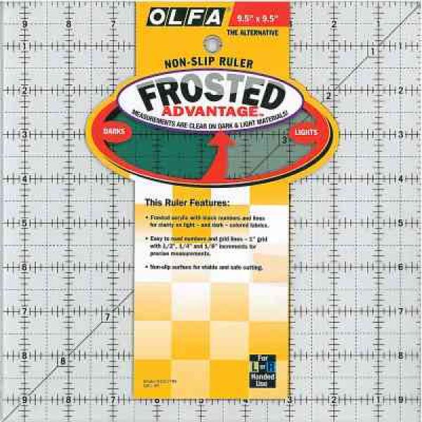 Olfa~ Ruler 9.5 inches square – MillyMac Supplies
