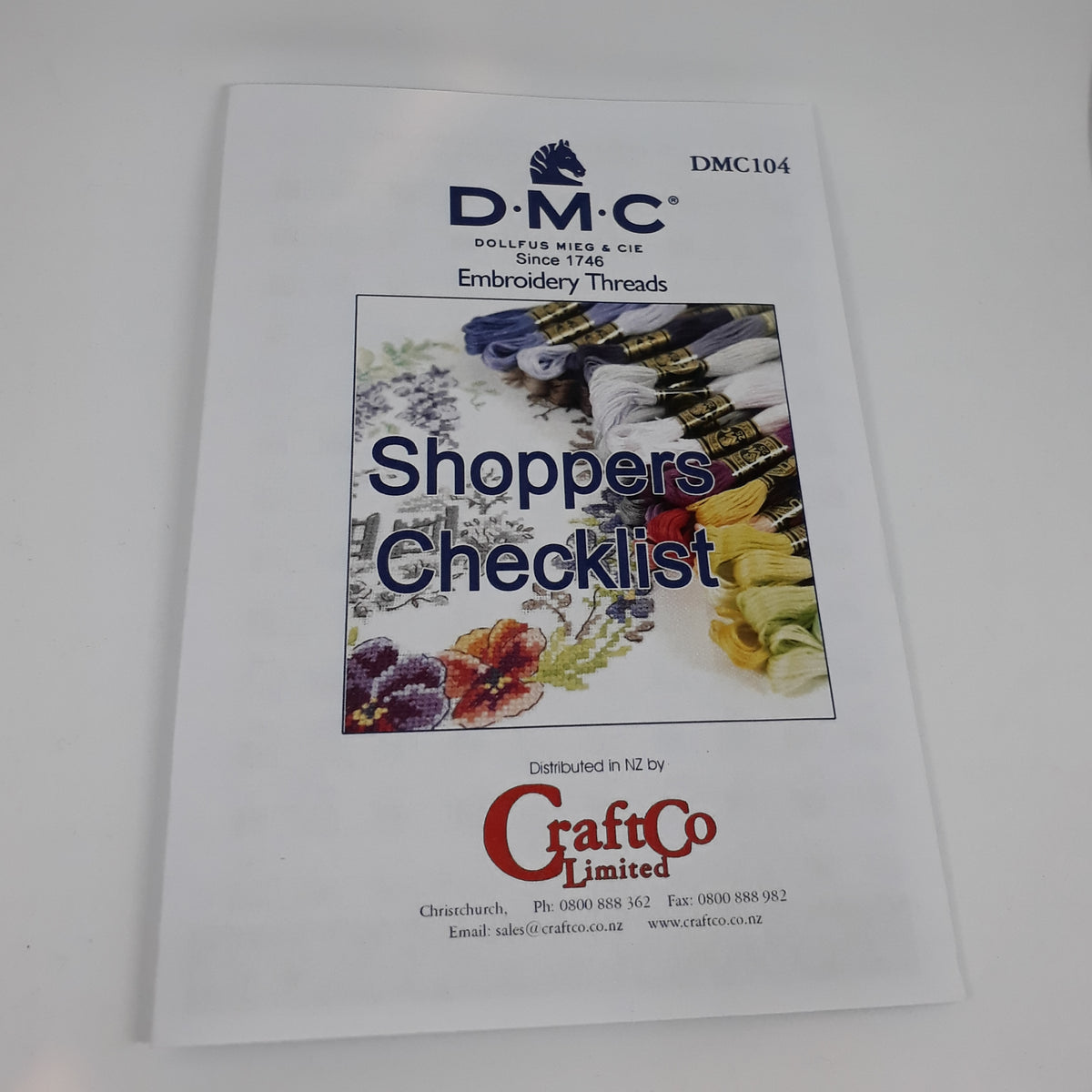 DMC ~Shoppers Checklist – MillyMac Supplies