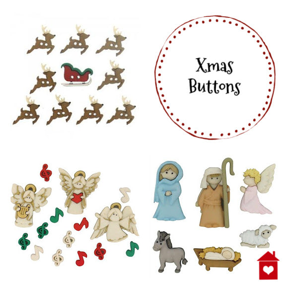 Christmas Buttons – MillyMac Supplies