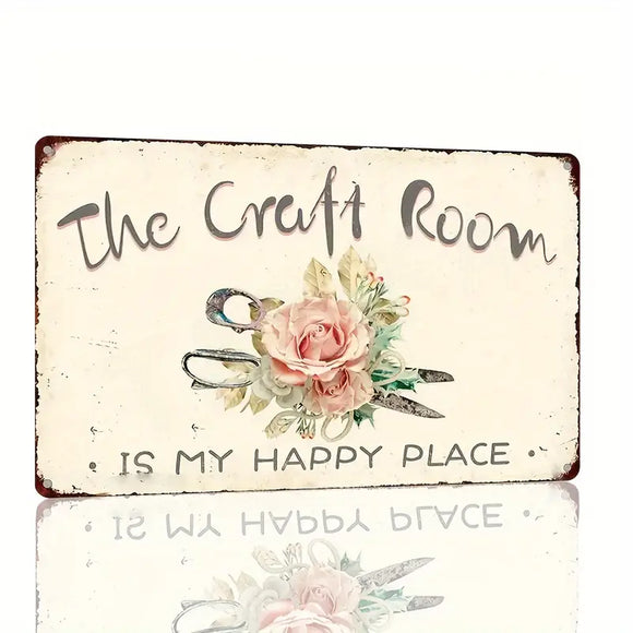Metal sign ~The Craft Room – MillyMac Supplies