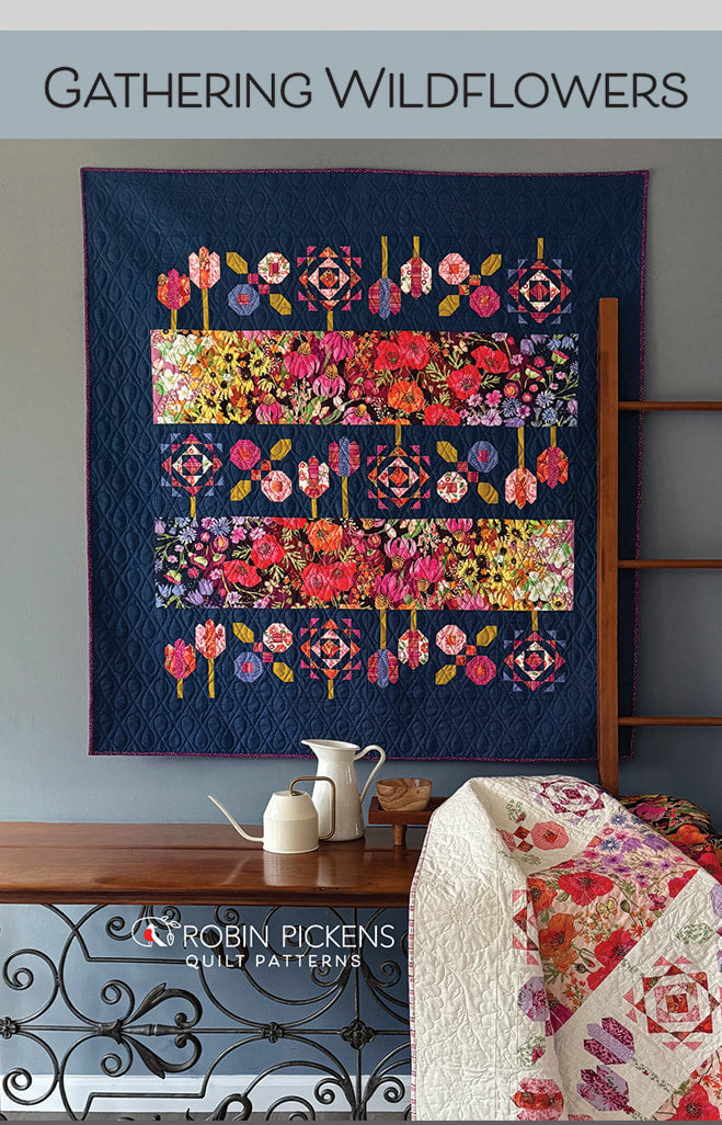 Robin Pickens ~ Superbloom~ wall/lap size quilt kit – MillyMac Supplies
